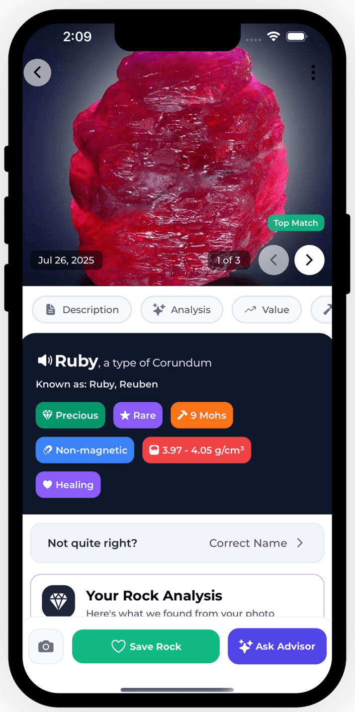 Free Online Crystal Identifier - Upload Crystal Photo | Ruby Glint